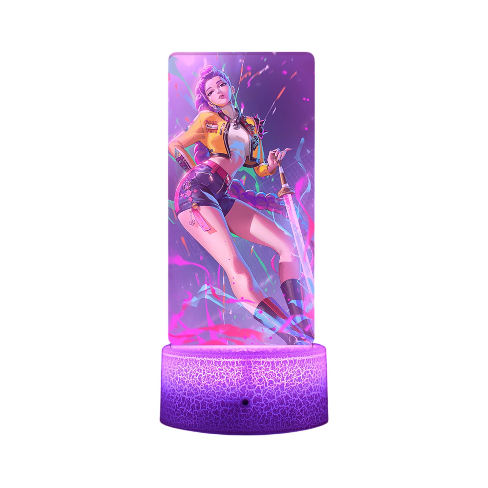 Pop Stars Demon-Hunter Movie Peripheral 16-Color Night Light, Remote ...