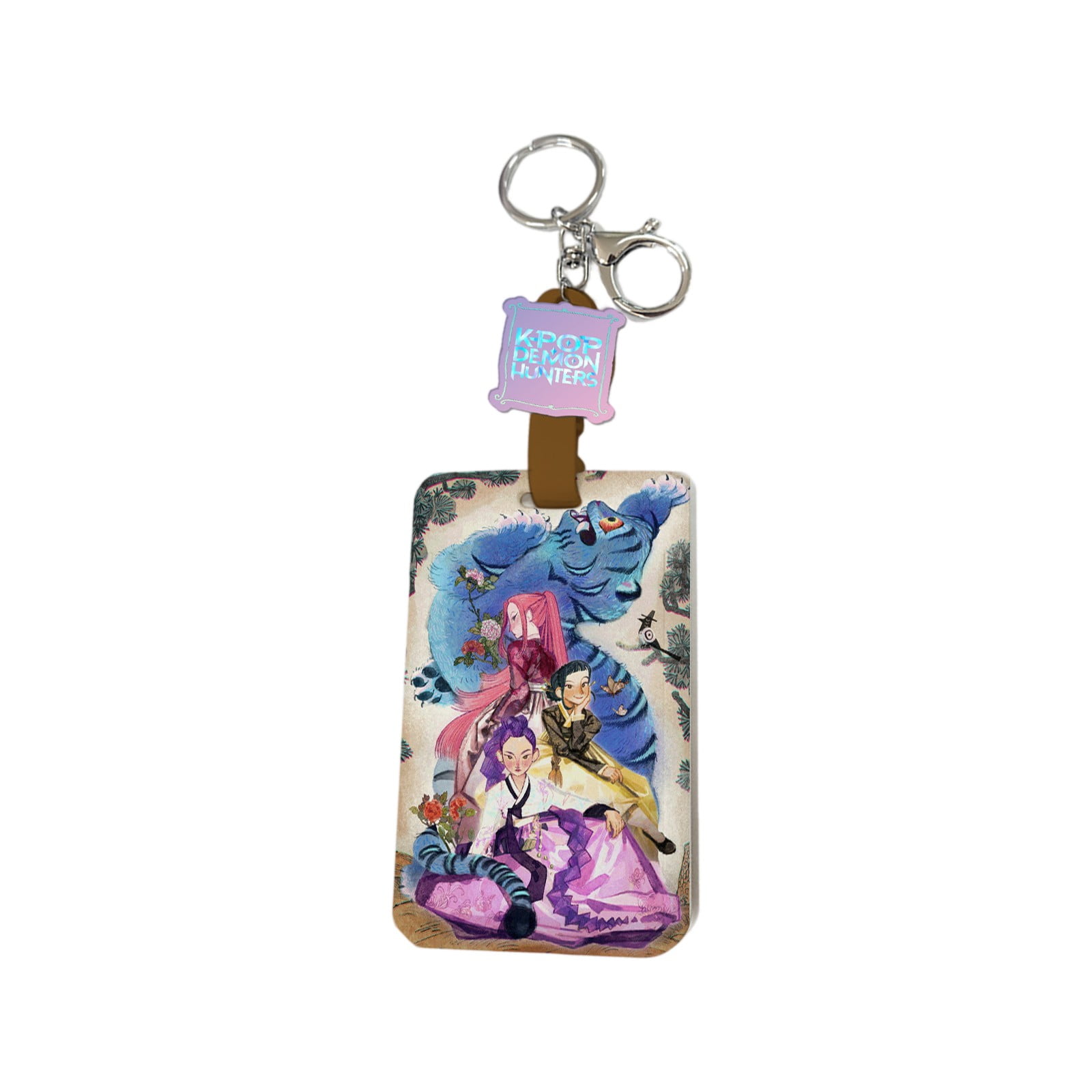 Pop Stars Push-pull Sliding Card Holder Acrylic Decorative Keychain ...
