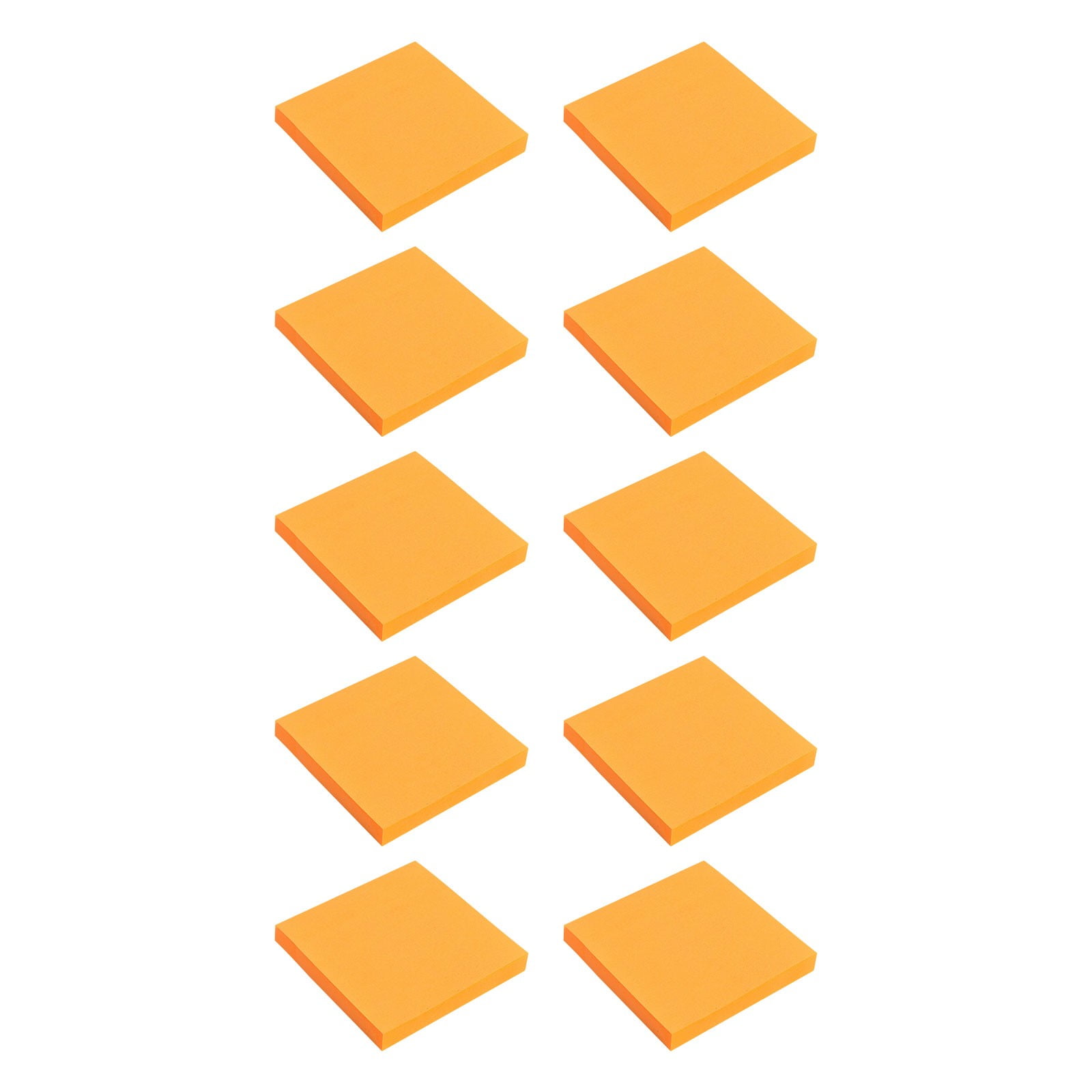 Pop Up Sticky Notes, 3x3 Self-Stick Notes, Orange Color 10 Pads, 100 ...