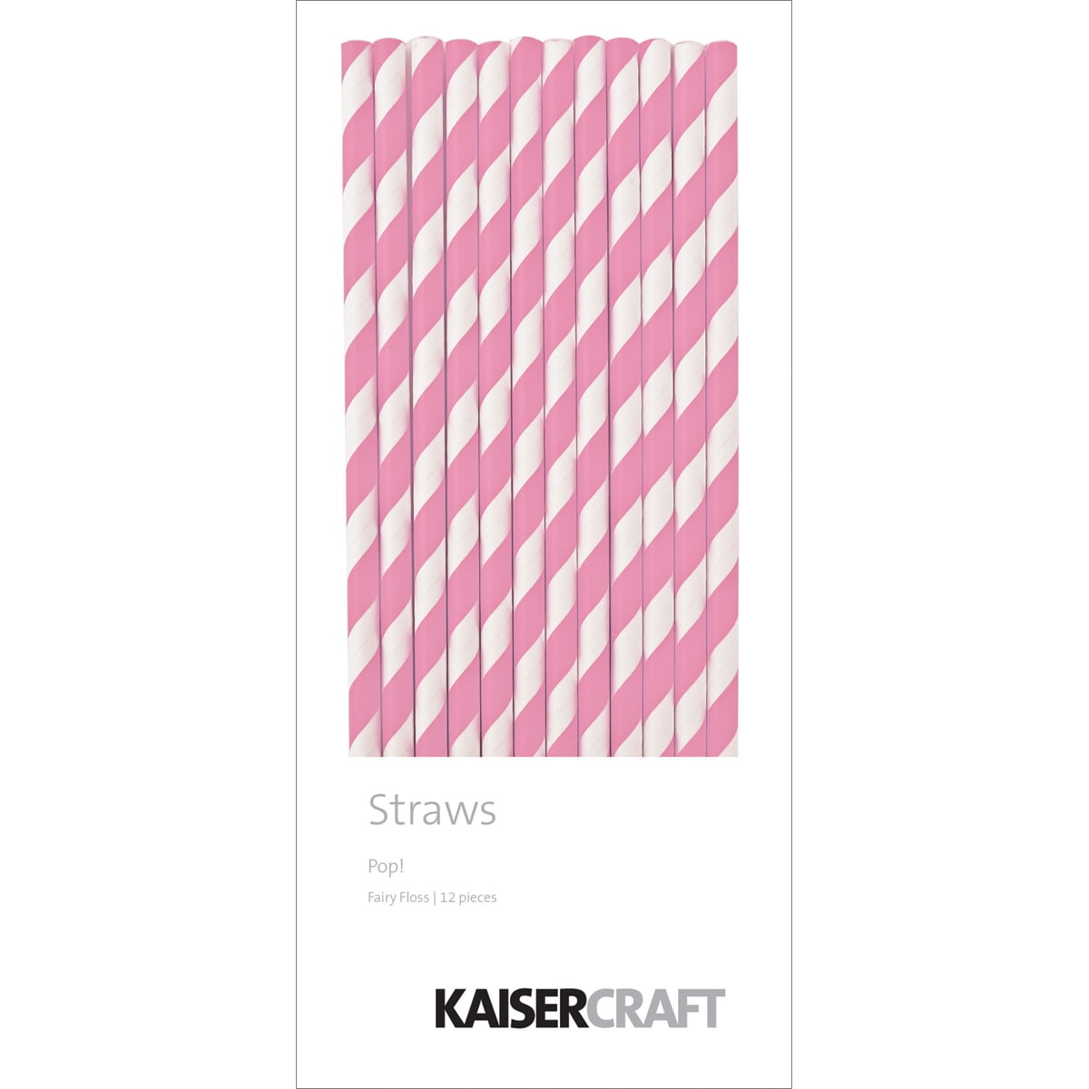 Pop! Straws 12/Pkg-Fairy Floss, Pk 5, Kaisercraft - Walmart.com