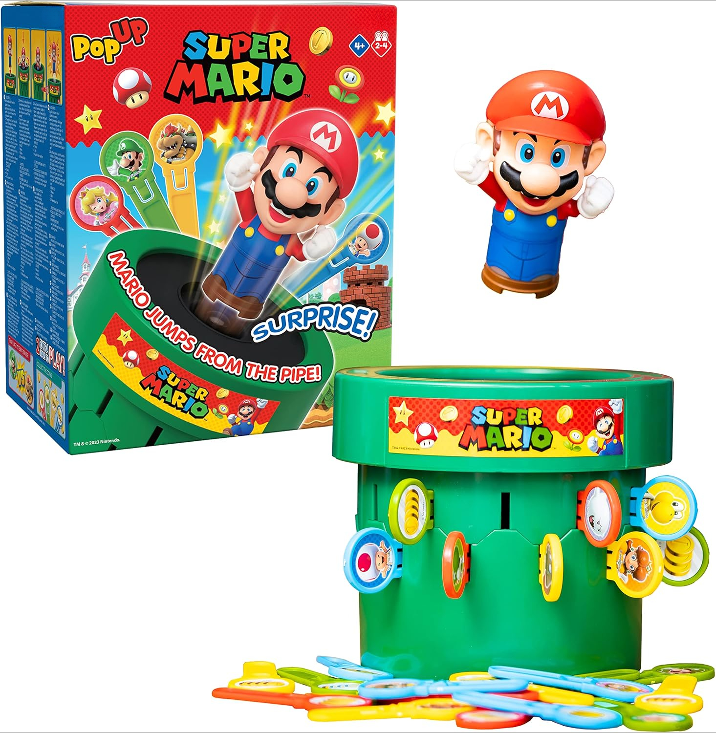 Pop Up Super Mario Board Game - Family and Preschool Kids Games for ...