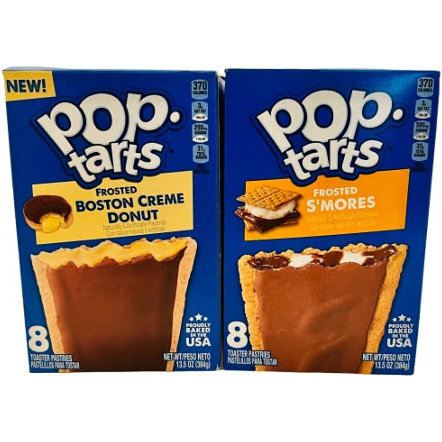 Pop Tart Bundle: Boston Creme Donut Frosted Pop Tarts and SMores ...