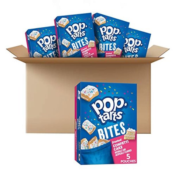 Pop-Tarts Baked Pastry Bites, Kids Snacks, School Lunch, Frosted ...
