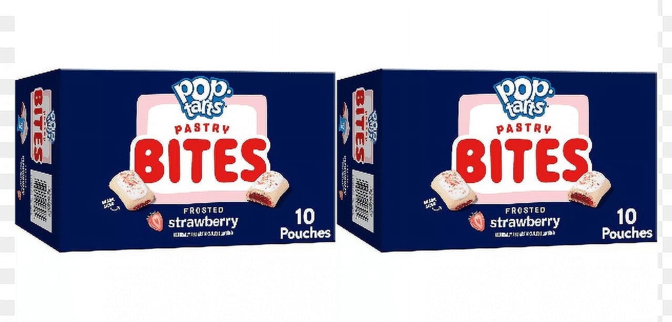 Pop-Tarts Bites Frosted Strawberry Pastries - 10ct /14.1oz pack of 2 ...