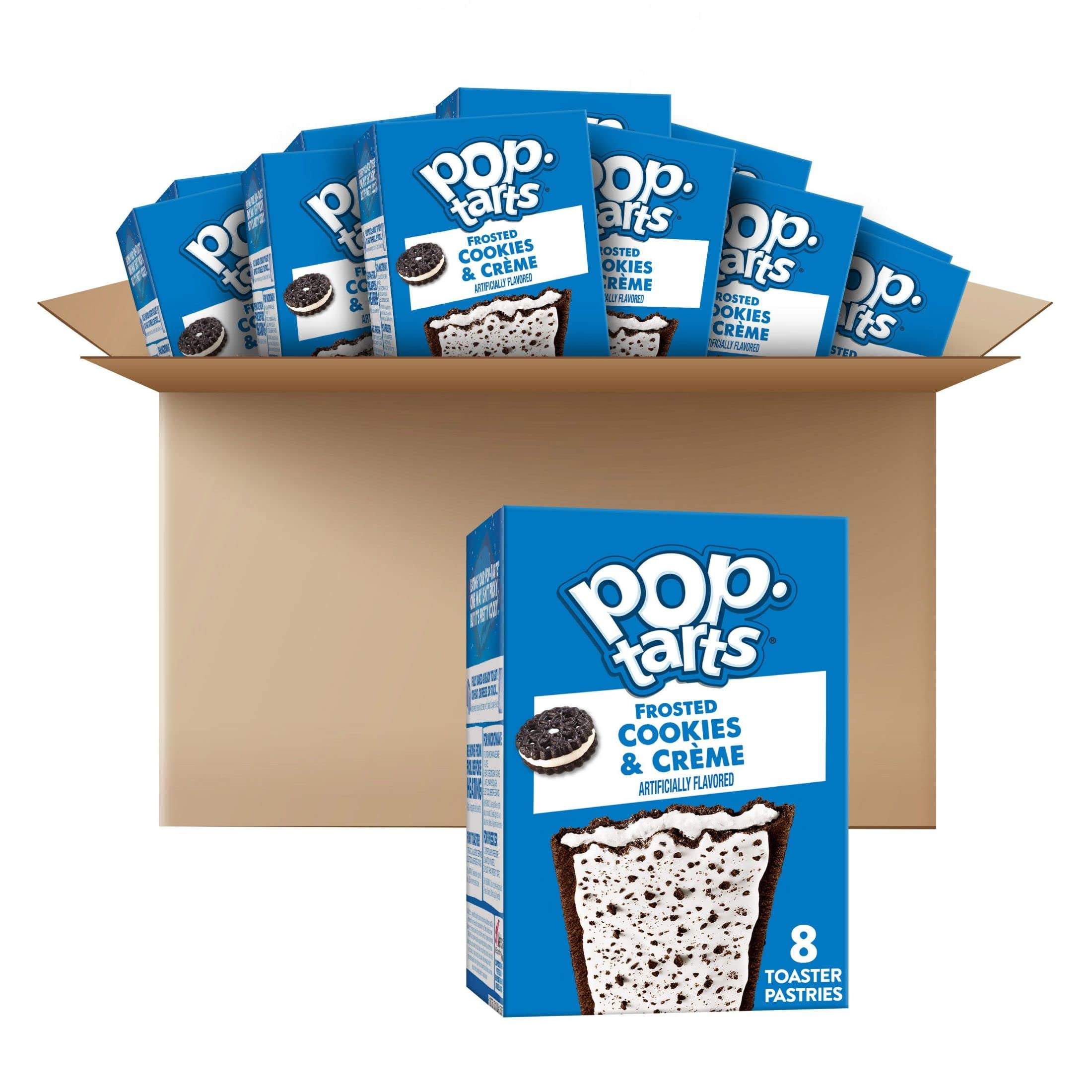Pop-Tarts, Breakfast Toaster Pastries, Frosted Cookies And Crème, 10 ...