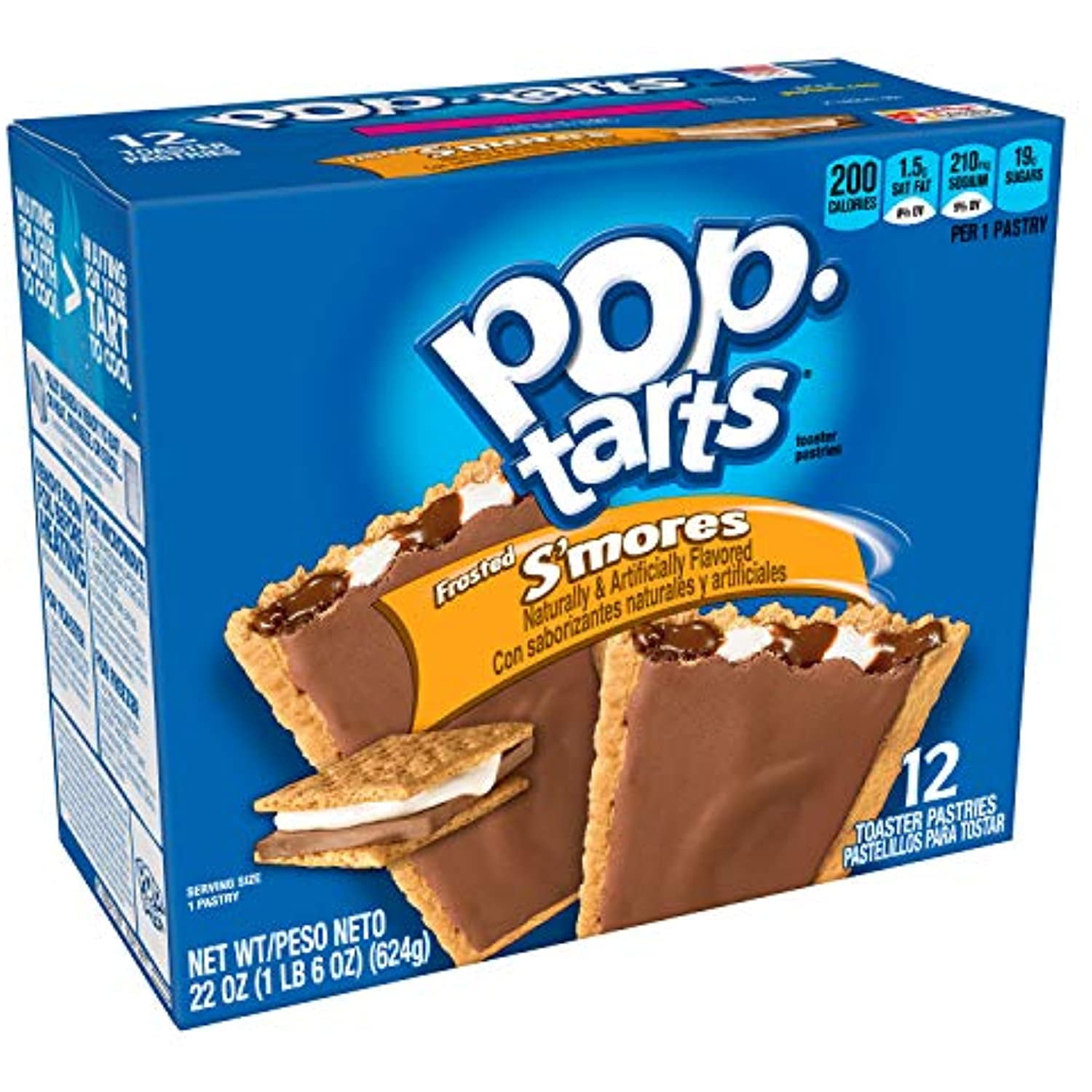 Pop-Tarts Frosted Smores Chocolate Flavored Breakfast Toaster Pastries ...