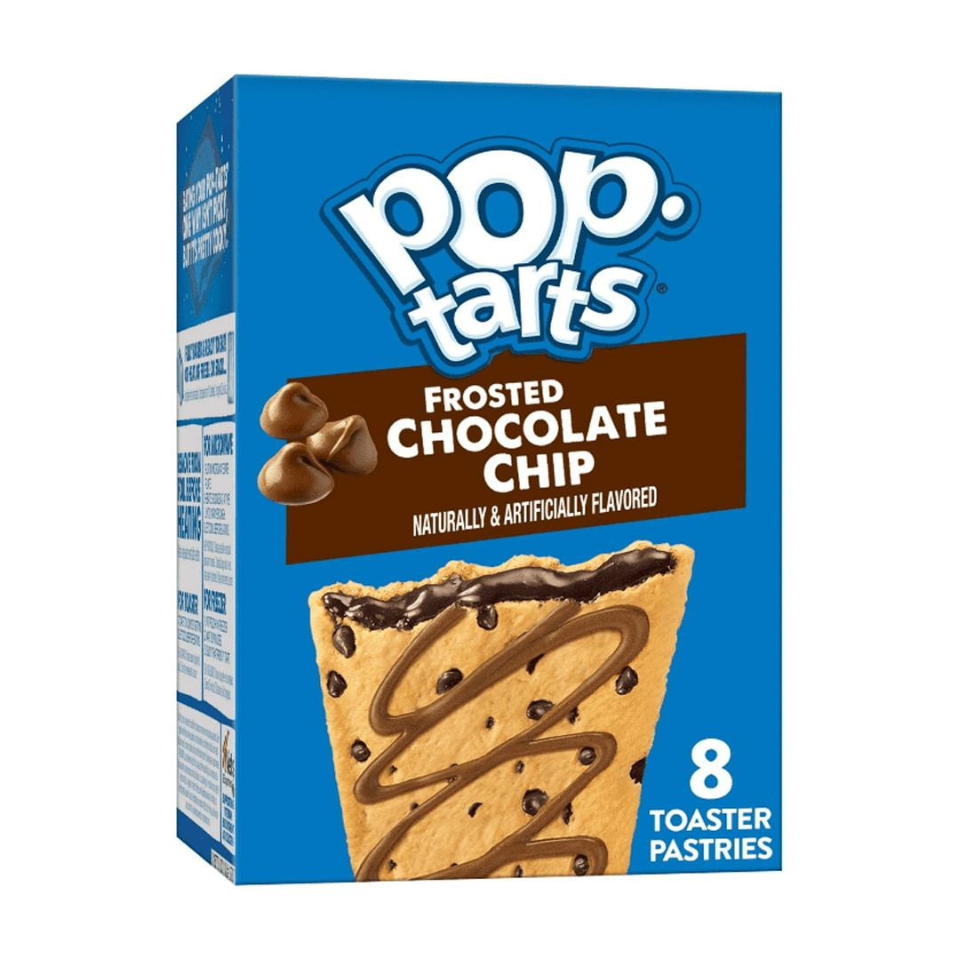 Pop-Tarts Chocolate Chip Drizzle Toaster Pastries, Shelf-Stable, Ready ...