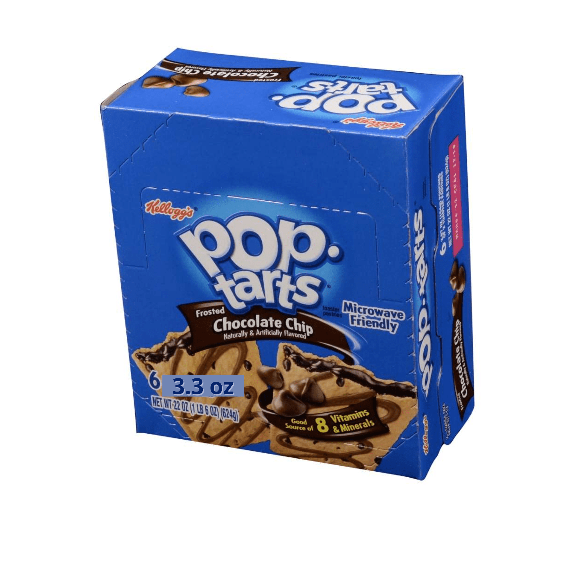 Kelloggs Chocolate Chip Cookie Dough Pop Tarts 16 Ct Pop
