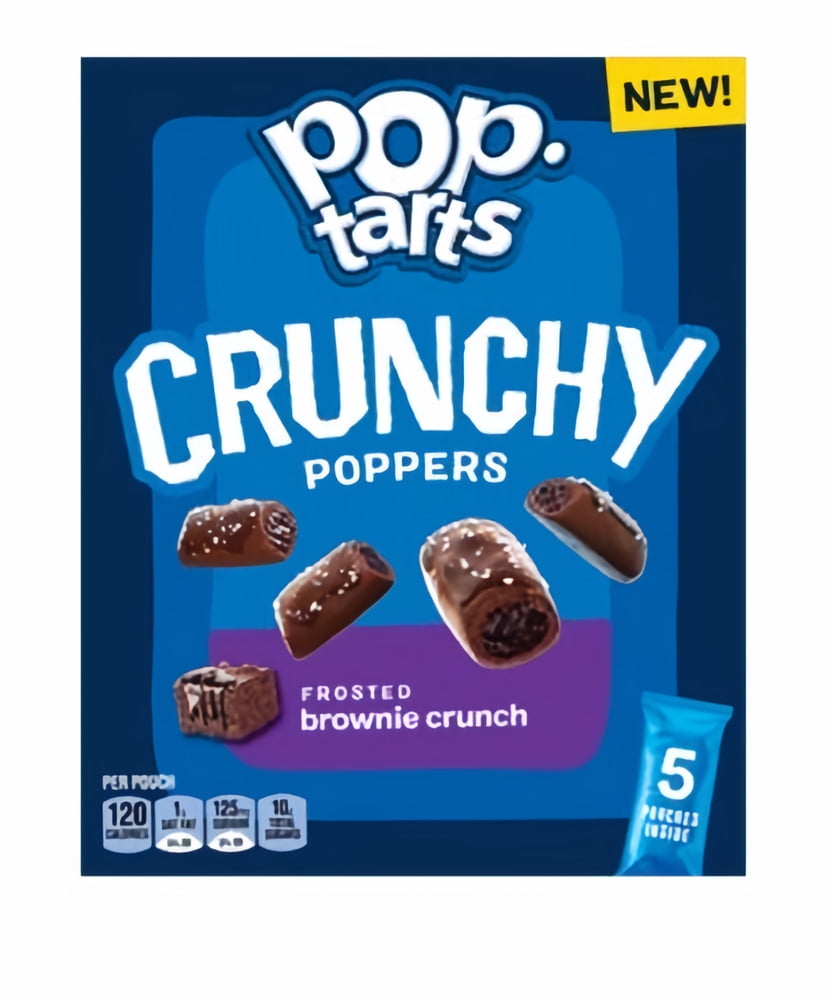 Pop-Tarts Crunchy Poppers Crunchy Filled Snack Pieces (Pack of 48 ...