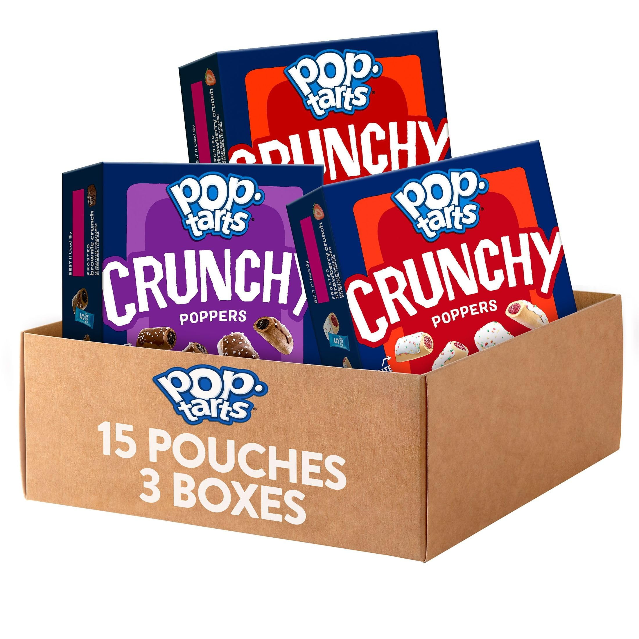 Pop-Tarts Crunchy Poppers Crunchy MMF7 Filled Snack Pieces, Kids Snacks ...