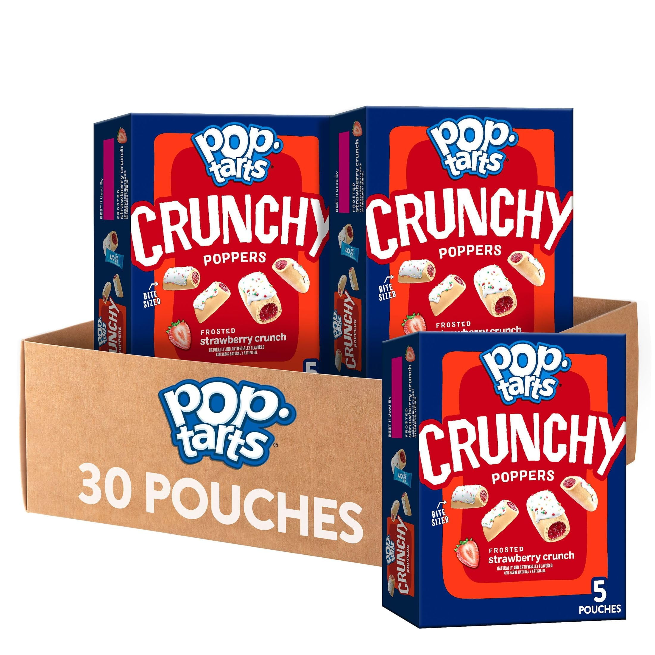 Pop-Tarts Crunchy Poppers Crunchy RRF12 Filled Snack Pieces, Kids ...