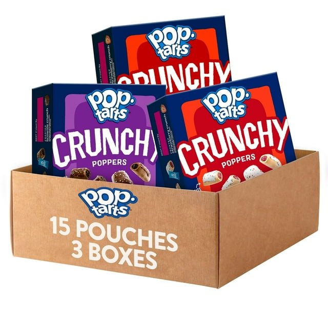 Pop-Tarts Crunchy Poppers Crunchy TSF6 Filled Snack Pieces, Kids Snacks ...