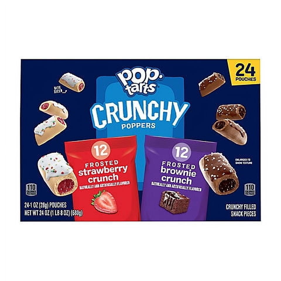 Pop-Tarts Crunchy Poppers Filled Pastry Bites Variety Pack, 24 ct ...