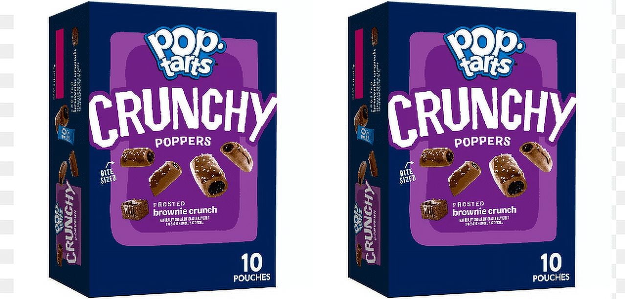 Pop-Tarts Crunchy Poppers Frosted Brownie Crunch - 10ct / 10oz pack of ...