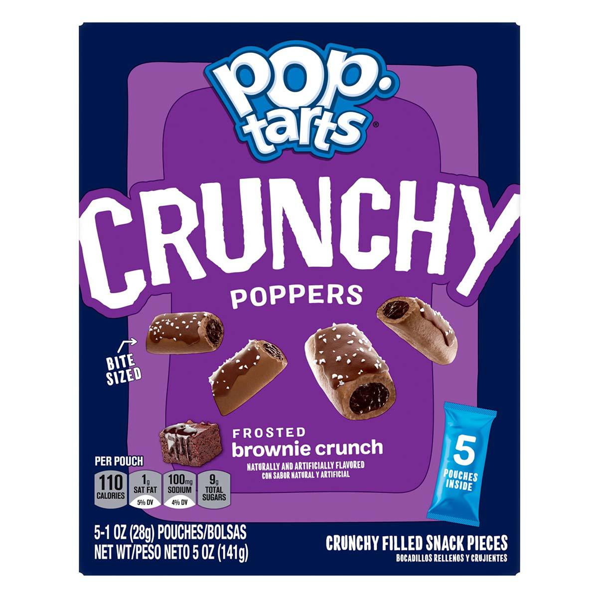 Pop-Tarts Crunchy Poppers Frosted Brownie Crunch Crunchy Filled Snack ...