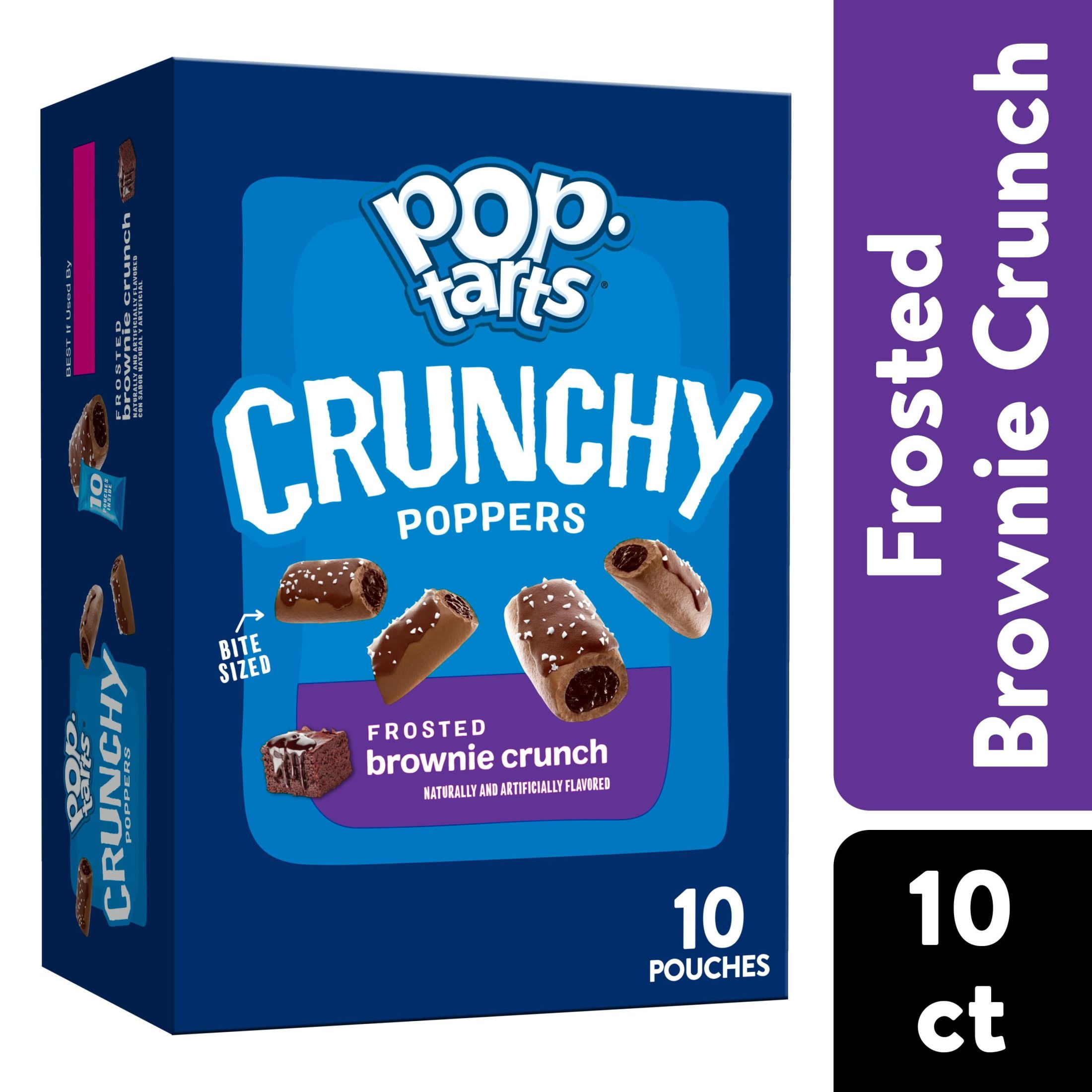 Pop-Tarts Crunchy Poppers Frosted Brownie Crunch Crunchy Filled Snack ...
