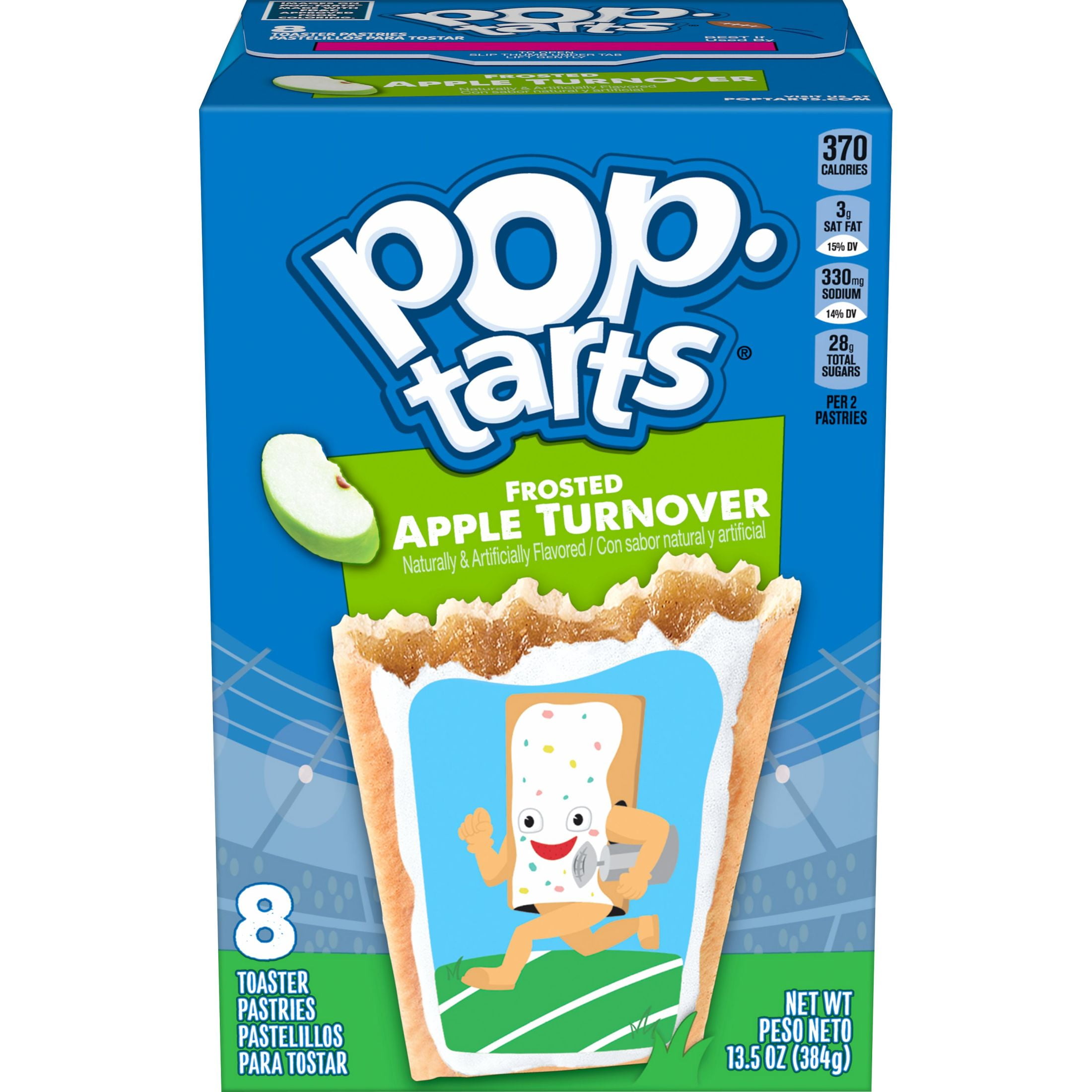 Pop-Tarts Frosted Apple Turnover Toaster Pastries, Breakfast Foods ...