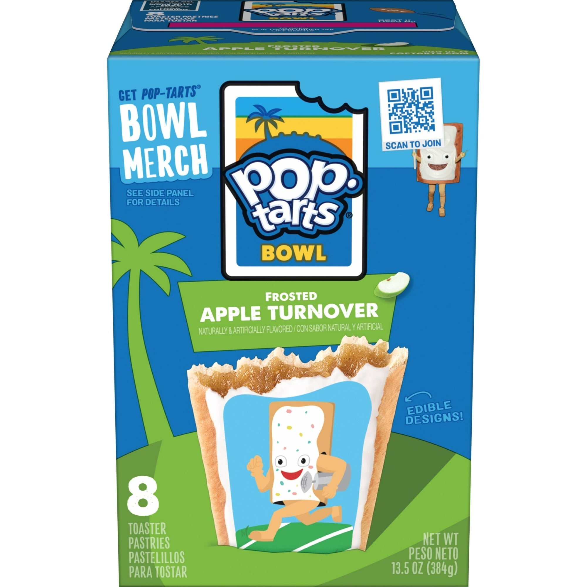 Pop-Tarts Frosted Apple Turnover Toaster Pastries, Breakfast Foods ...
