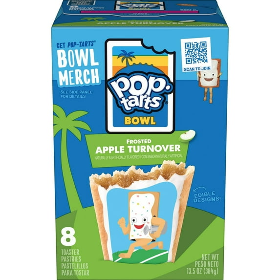 Pop-Tarts Frosted Apple Turnover Toaster Pastries, Breakfast Foods ...
