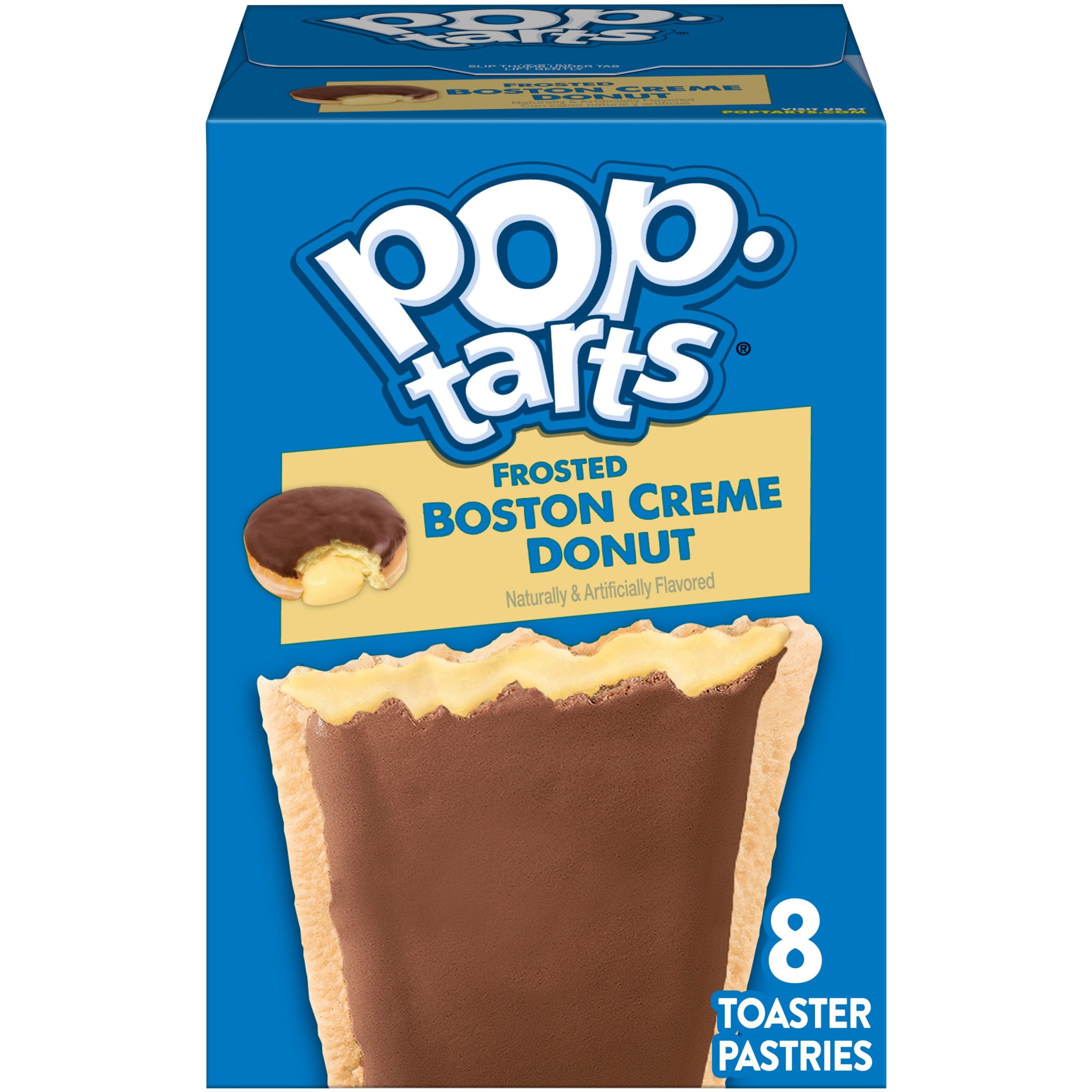 Pop-Tarts Chocolate Frosted Boston Creme Donut Toaster Pastries ...