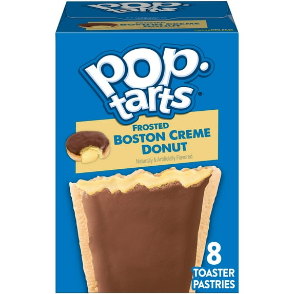 Pop-Tarts Chocolate Frosted Boston Creme Donut Toaster Pastries ...