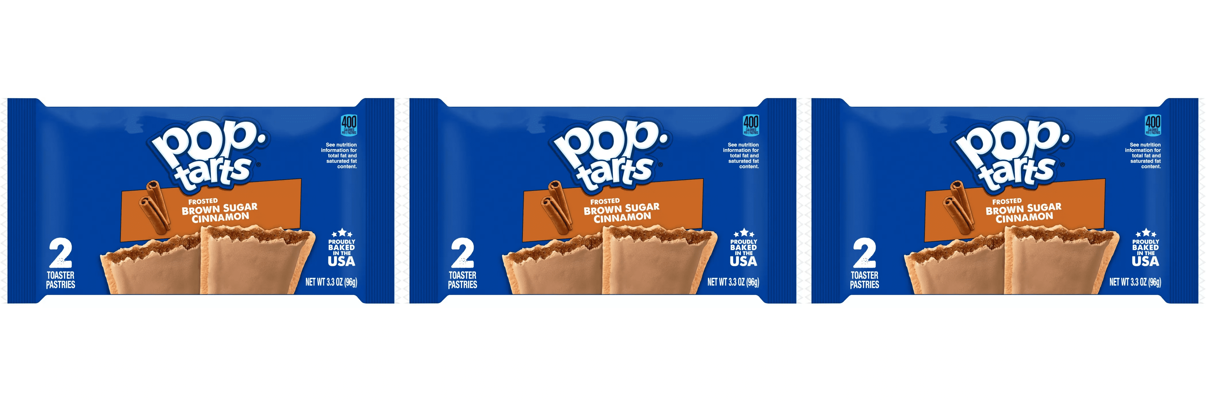 Pop-Tarts Frosted Brown Sugar Toaster Pastries, 3.3 oz, 2 ct pack of 3 ...