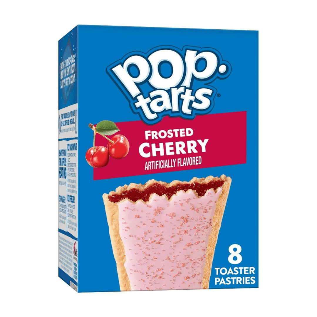 Pop-Tarts Frosted Cherry Toaster Pastries, Shelf-Stable, Ready-to-Eat ...