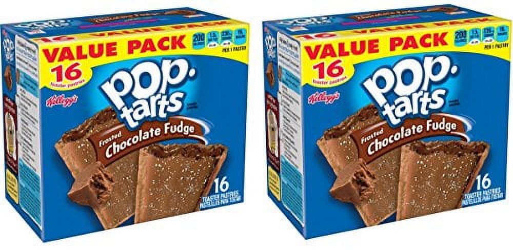 Pop Tarts Frosted Chocolate Fudge 32 Count Pastries, 58.6 Oz (3 Lb 10.6 ...
