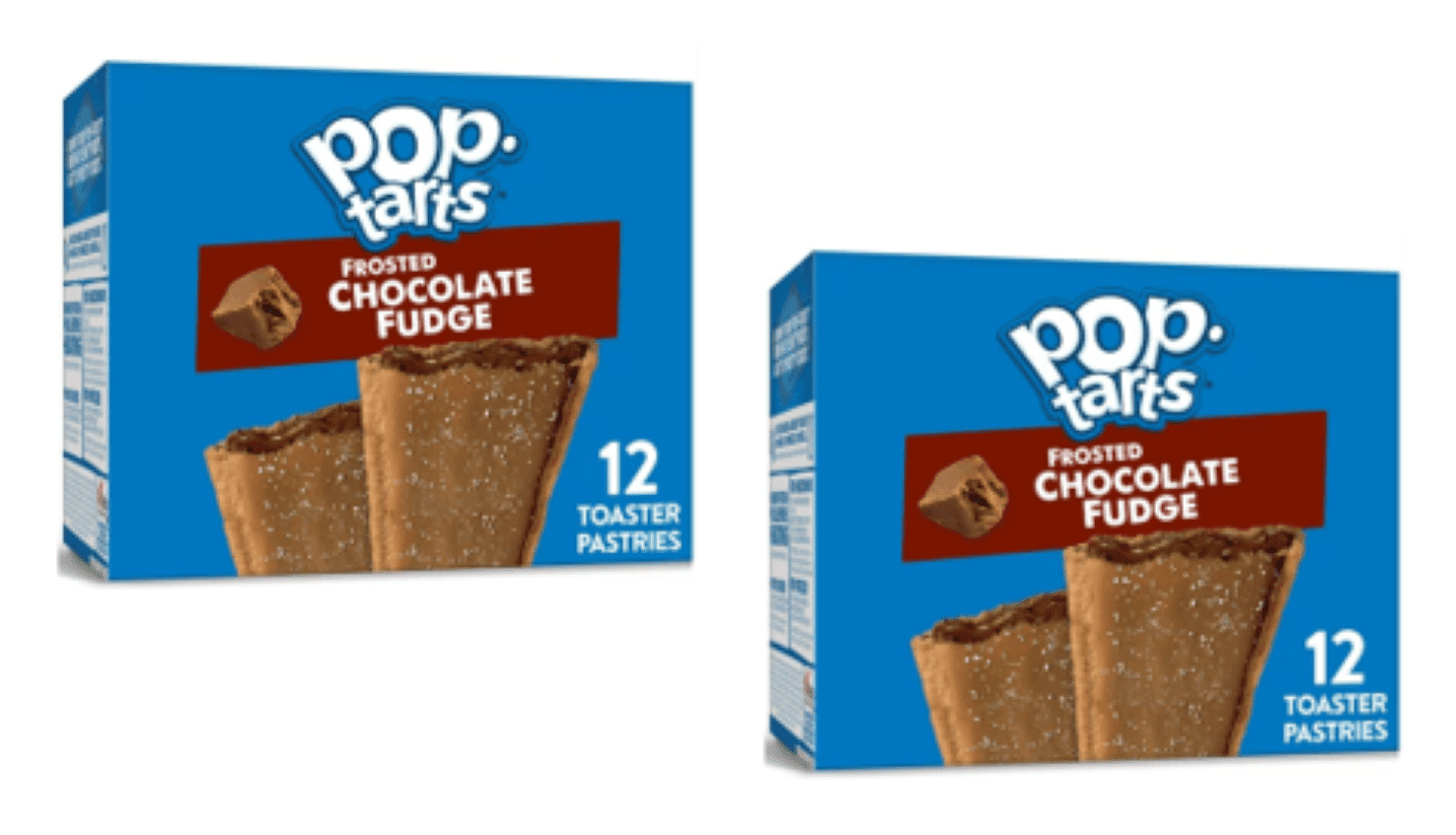 Pop-Tarts Frosted Chocolate Fudge Instant Breakfast Toaster Pastries, Shelf-Stable, Ready-to-Eat ...