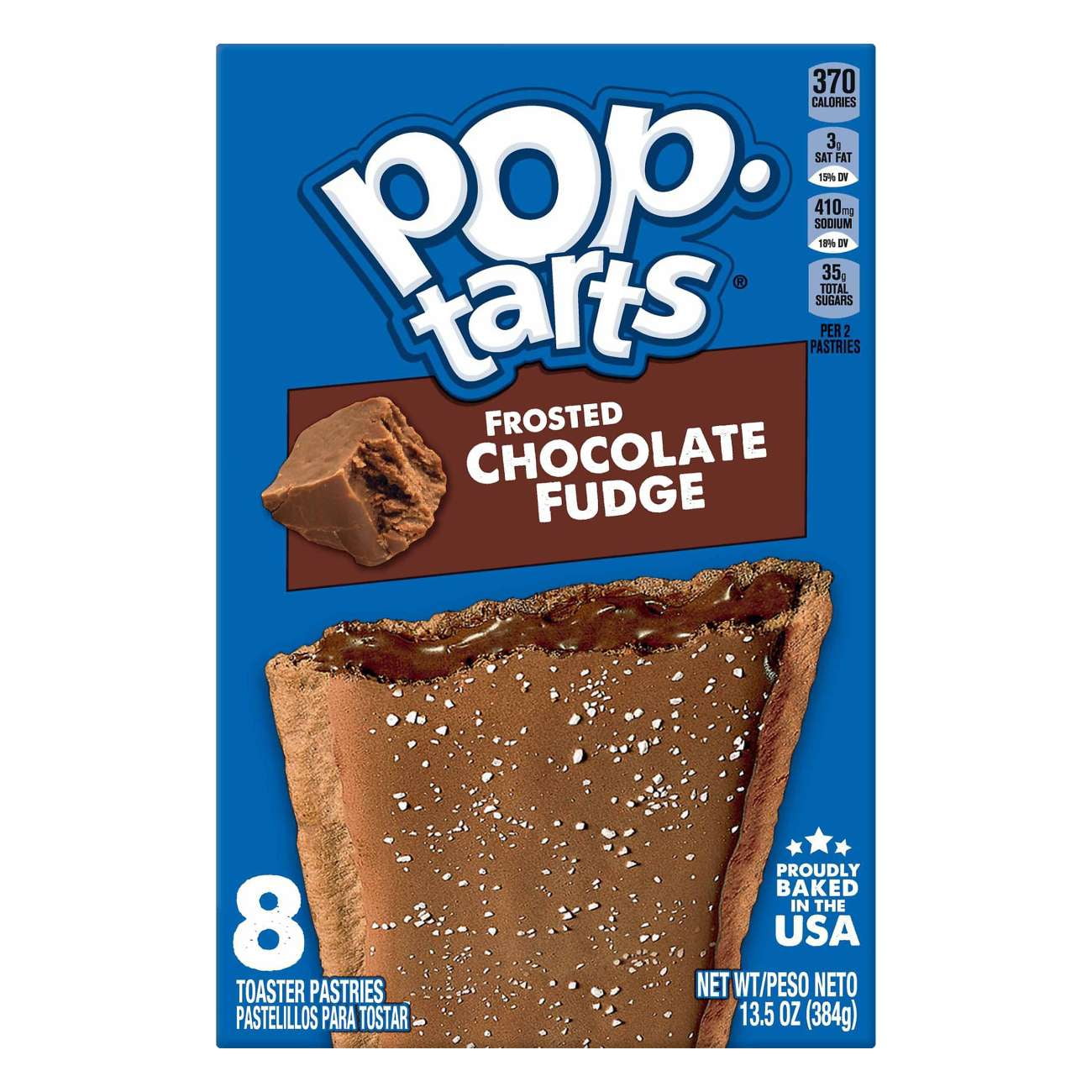 Pop-Tarts Frosted Chocolate Fudge Toaster Pastries, 8 Count - Walmart.com