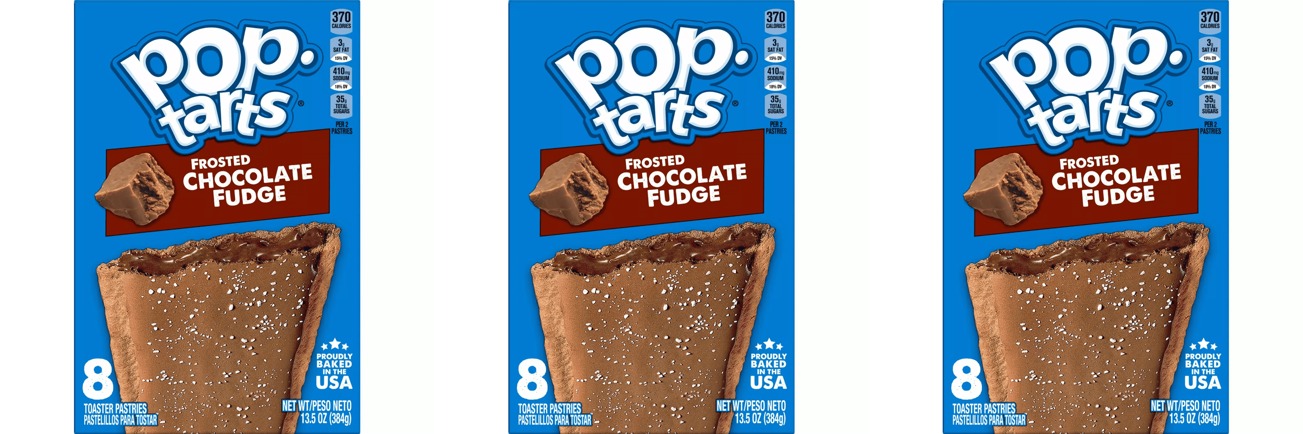 Pop-Tarts Frosted Chocolate Fudge Toaster Pastries, 8 ct pack of 3 ...