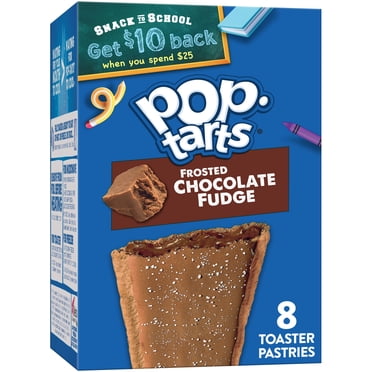 (12 pack) Pop-Tarts Chocolate Chip Drizzle Toaster Pastries, Breakfast ...