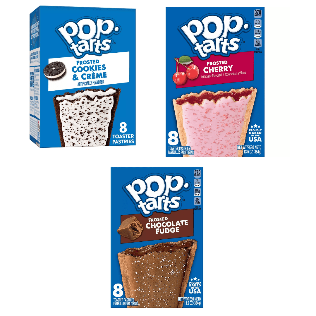 Pop-Tarts Frosted Cookies and Creme Toaster Pastries, 13.5 oz, Pop ...