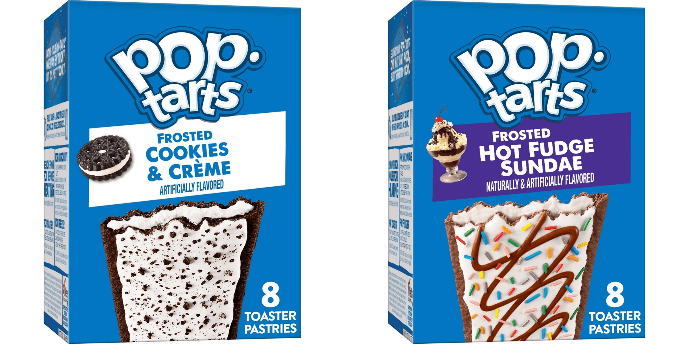 Pop-Tarts Frosted Cookies and Creme Toaster Pastries, 13.5 oz, Pop ...