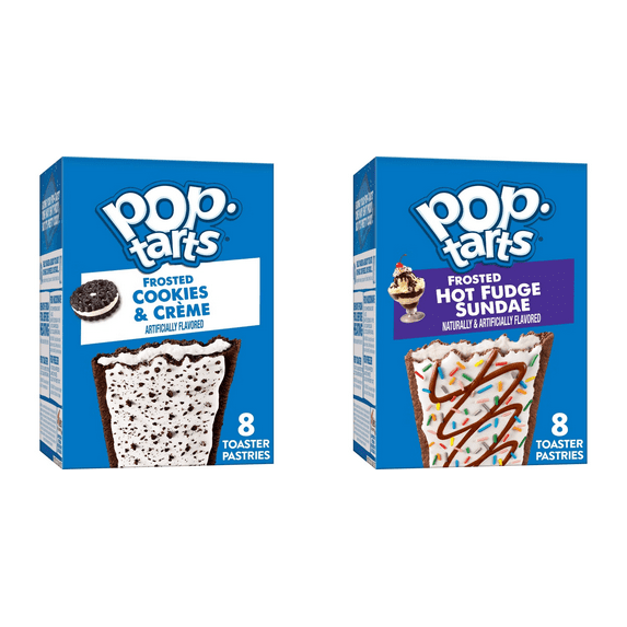 Pop-Tarts Frosted Cookies and Creme Toaster Pastries, 13.5 oz, Pop ...