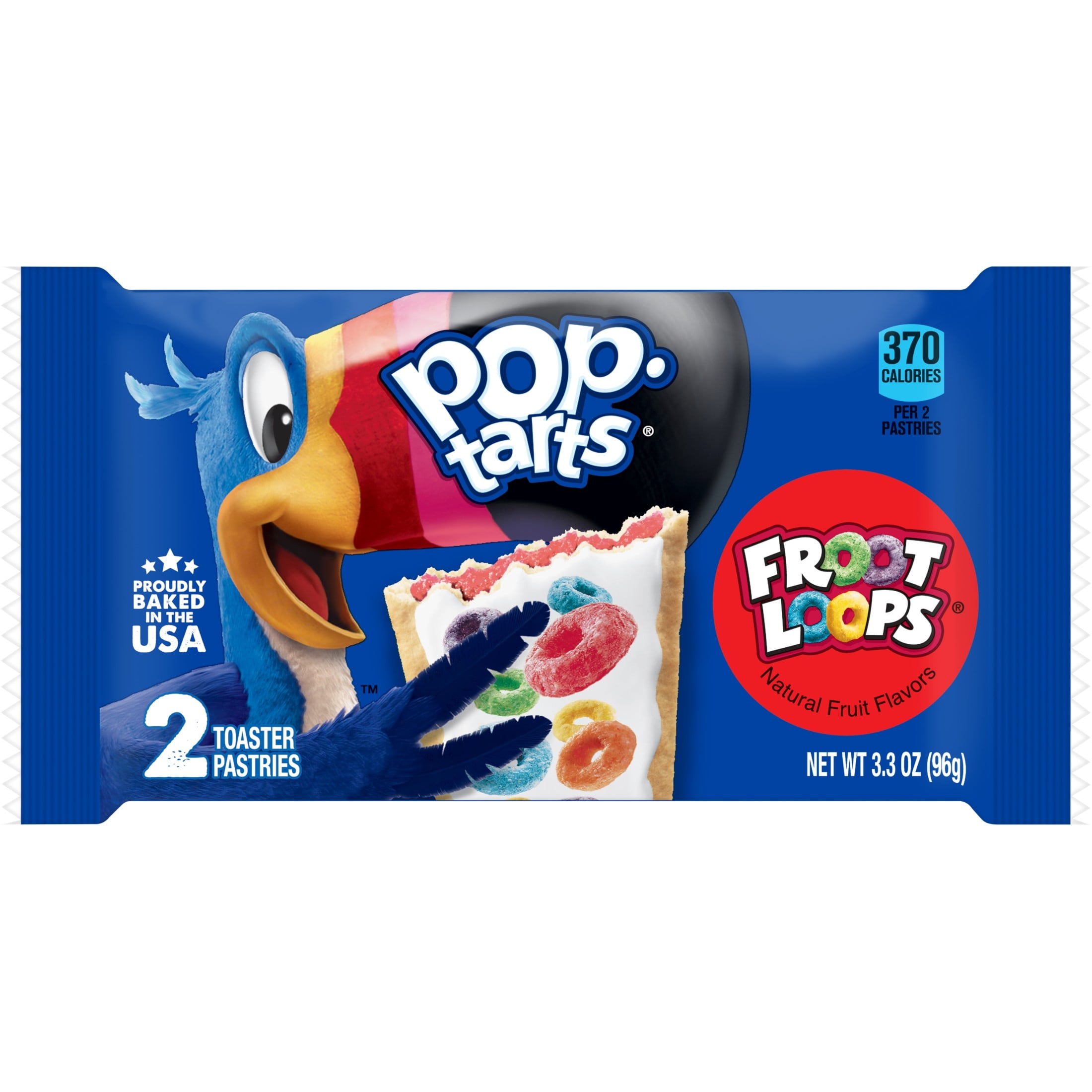 Pop-Tarts Frosted Froot Loops Toaster Pastries, Breakfast Foods, Shelf ...