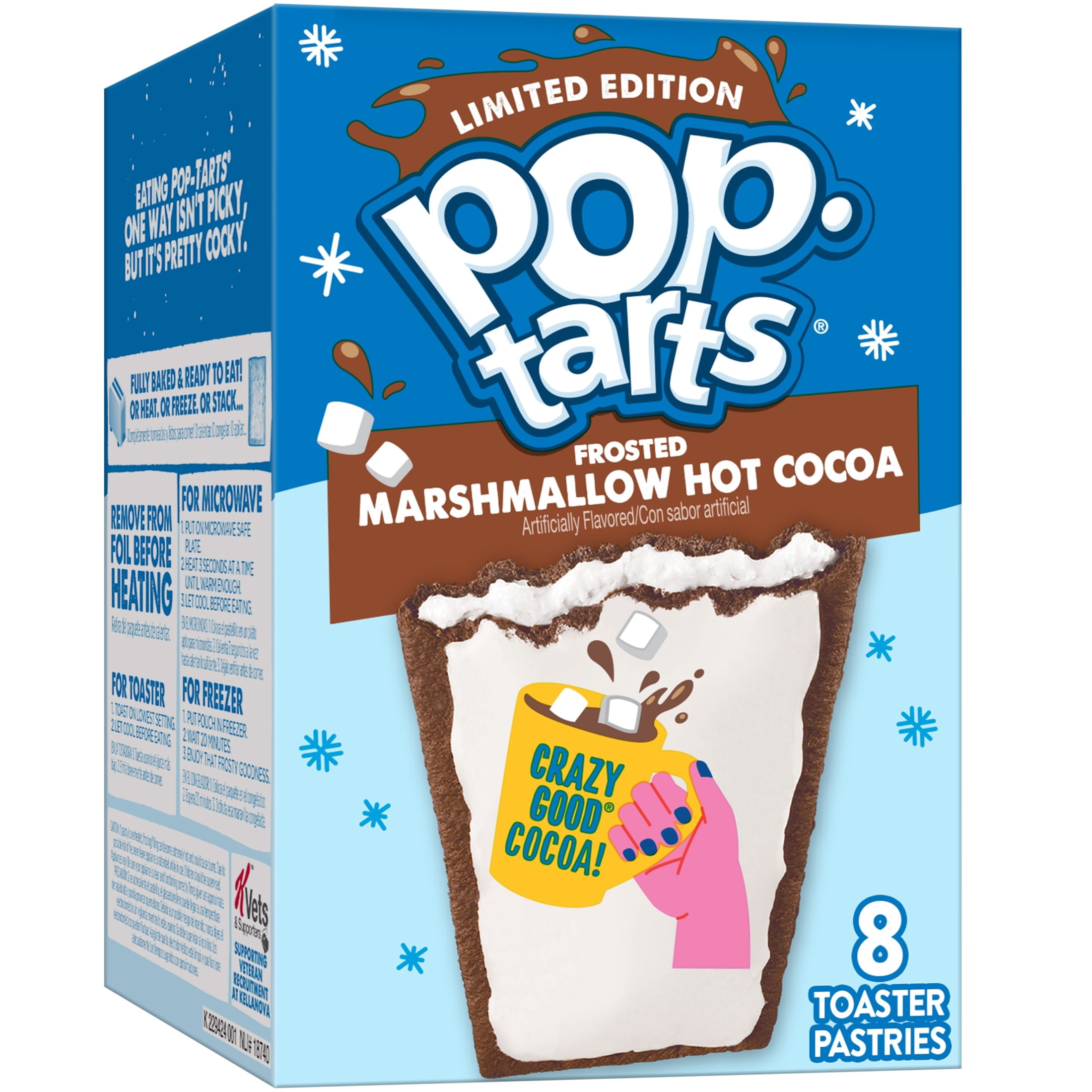 Pop-Tarts Frosted Marshmallow Hot Cocoa Toaster Pastries, Breakfast ...
