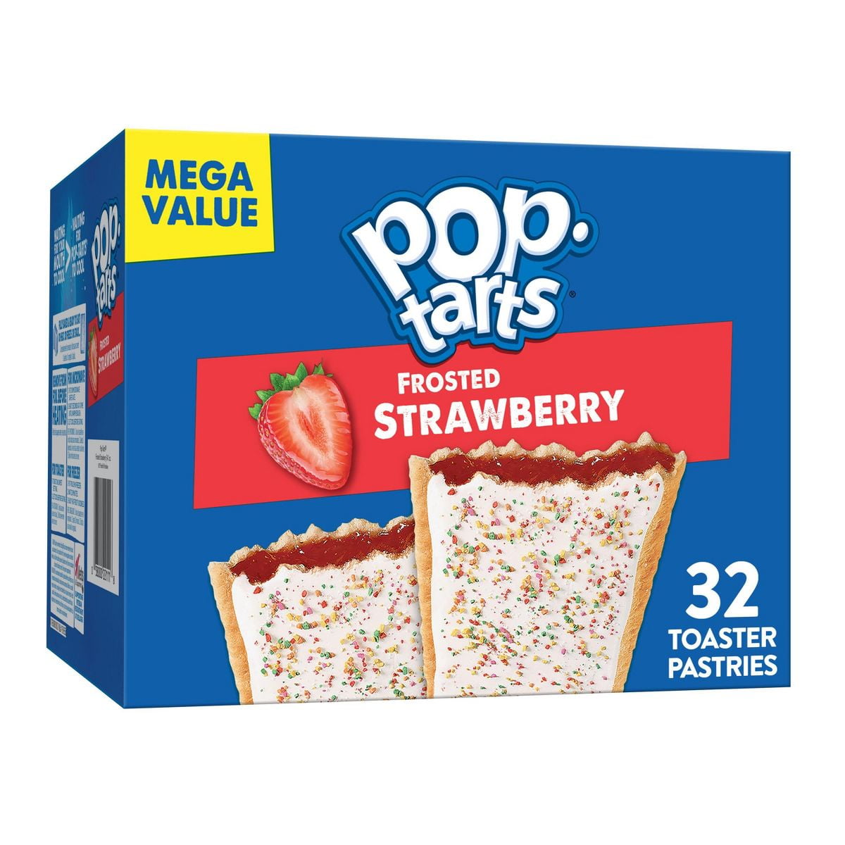 Pop-Tarts Frosted Strawberry Pastries - 32ct / 54.1oz - Pack of 2 ...