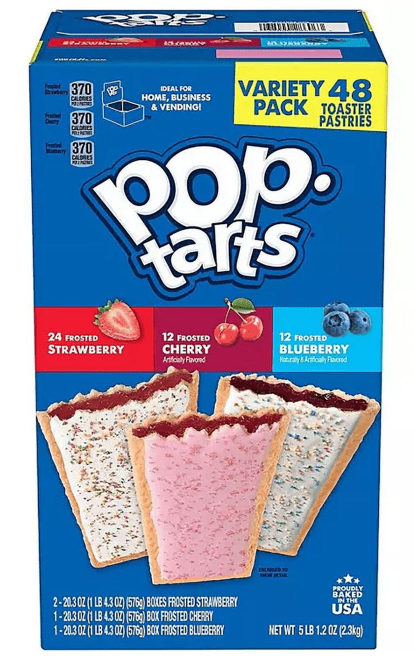 Pop-Tarts Frosted Variety Pack, 48 ct. - Walmart.com