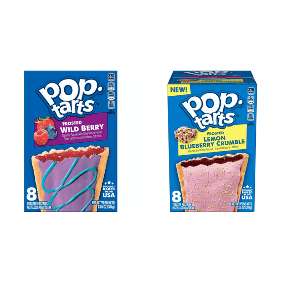 Pop-Tarts Frosted Wild Berry Toaster Pastries, 13.5 oz, 8 ctPop-Tarts ...