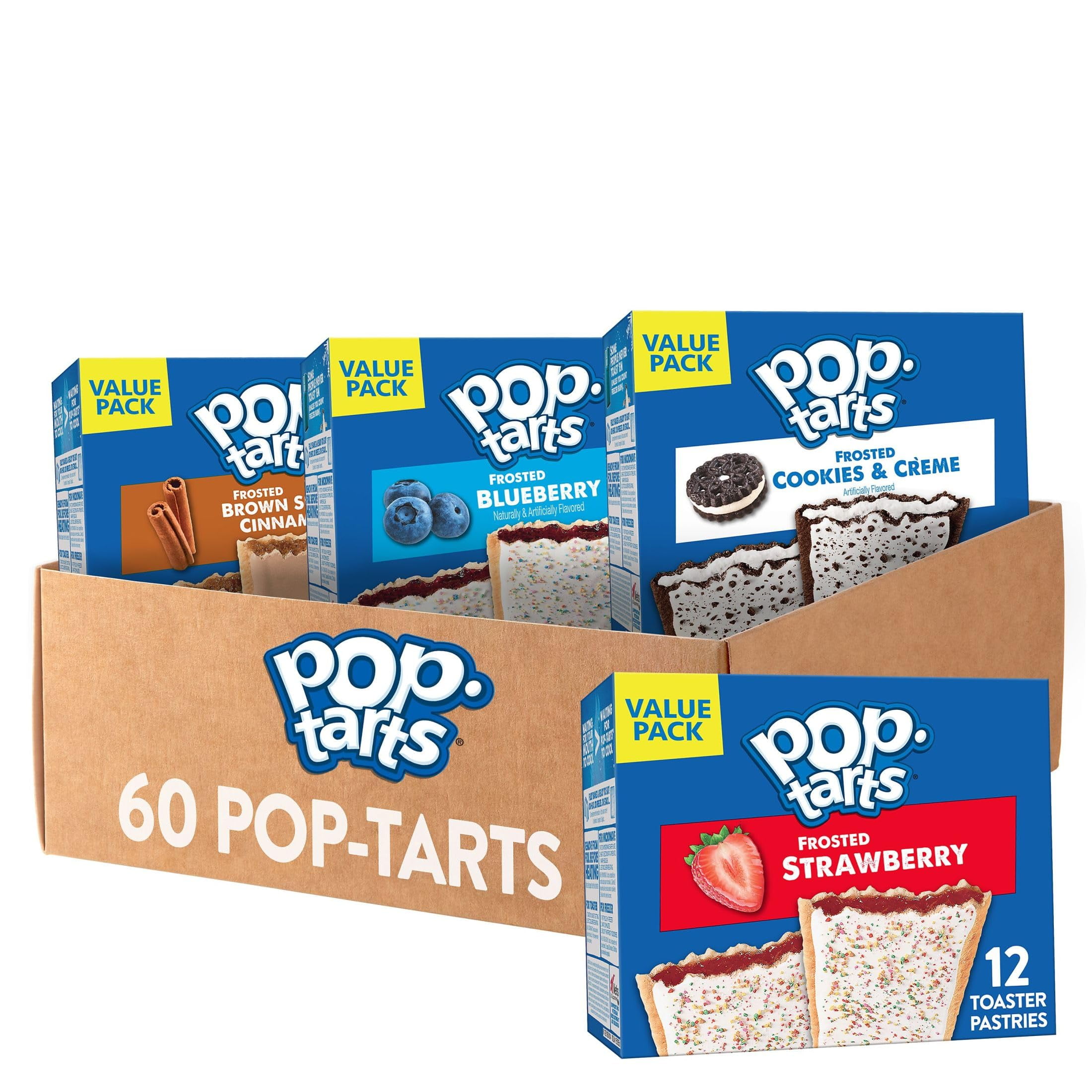 Pop-Tarts Toaster Pastries, Breakfast Foods, HYZ01 Kids Snacks, Variety ...