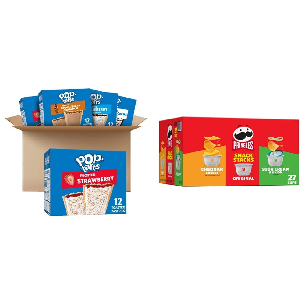 Pop-Tarts Toaster Pastries, Breakfast Foods, Kids Snacks, Variety Pack ...