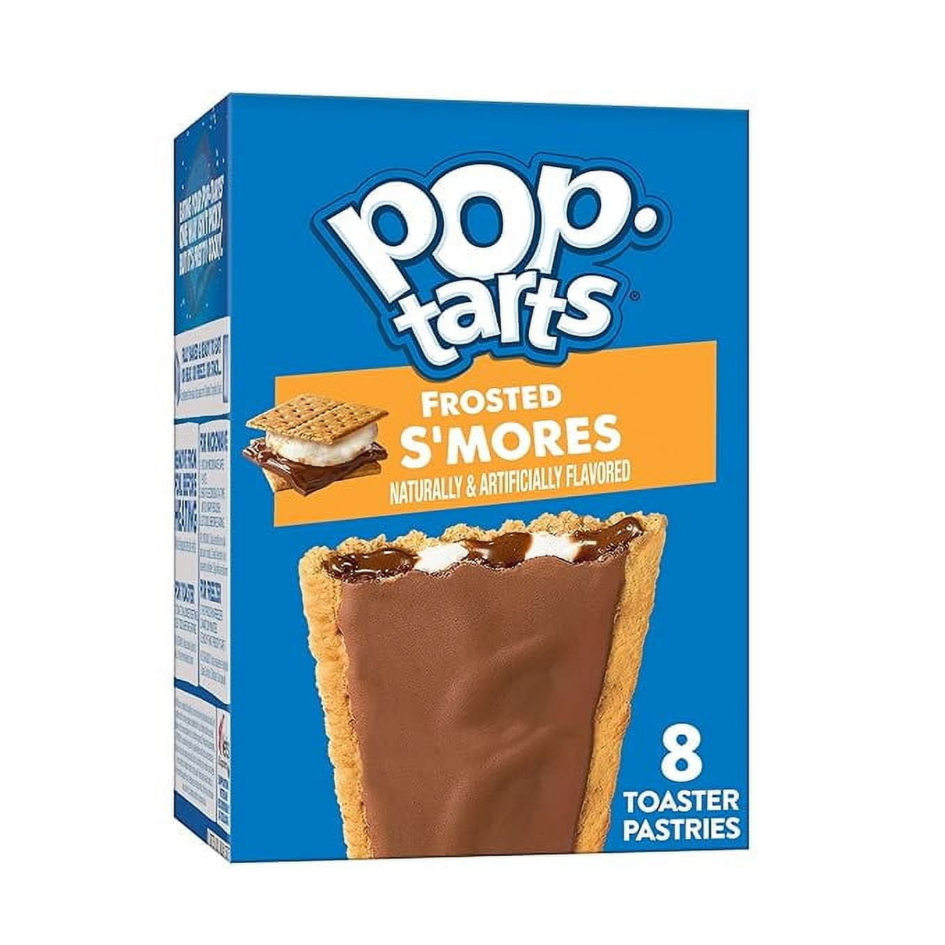 Pop-Tarts Toaster Pastries, Frosted S'mores, 13.5oz Box (8 Pop-Tarts ...