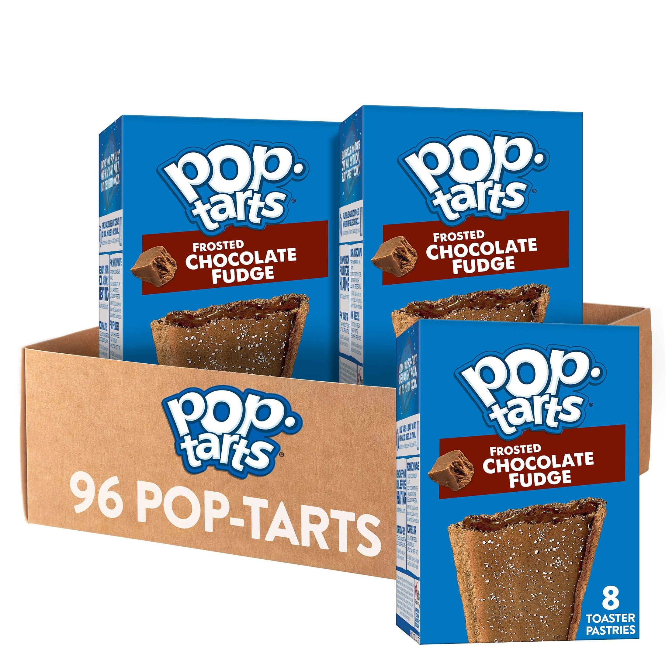 Pop-Tarts Toaster Pastries, Frosted TSF6 Chocolate Fudge 13.5oz (12 ...