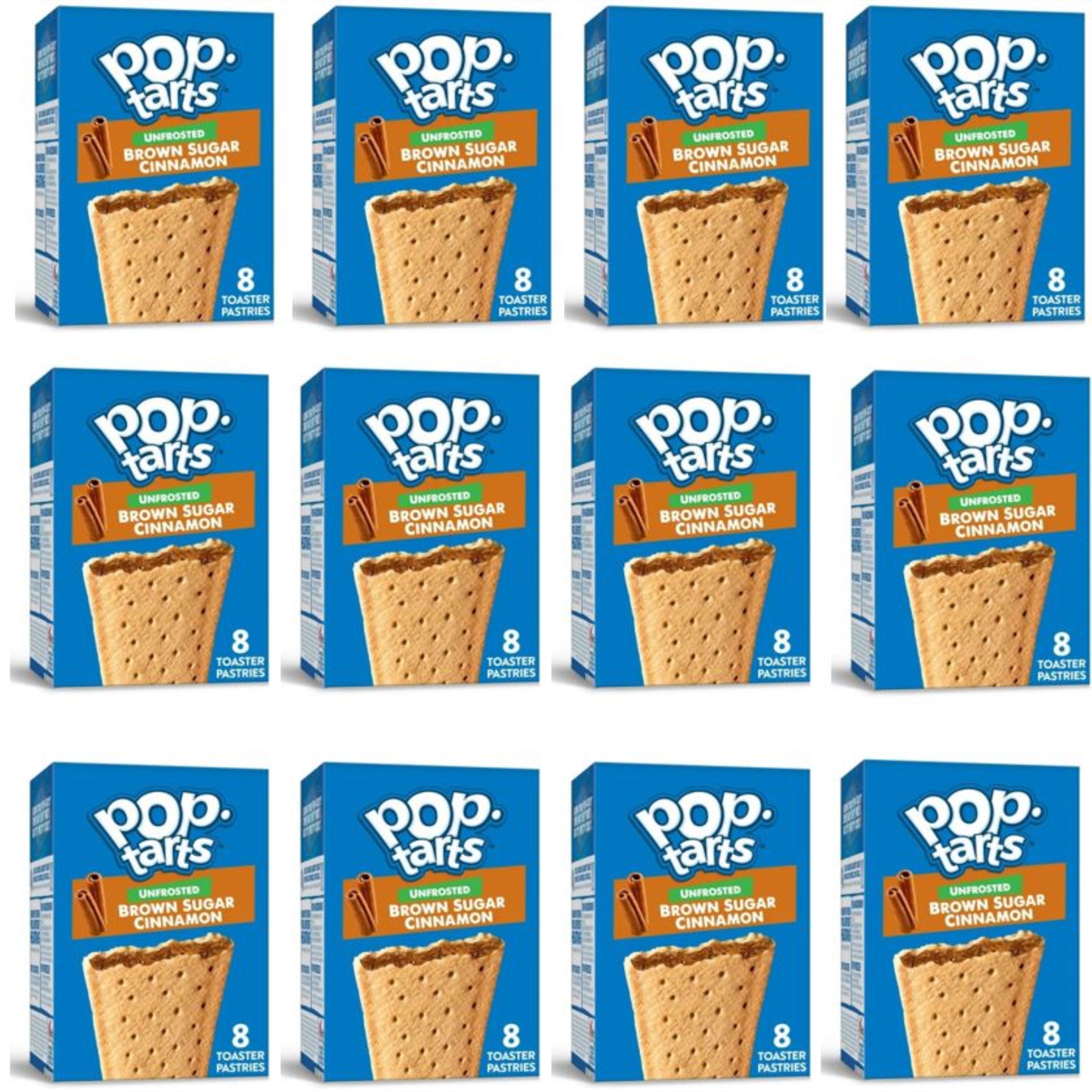 Pop-Tarts Unfrosted Brown Sugar Cinnamon Instant Breakfast Toaster ...
