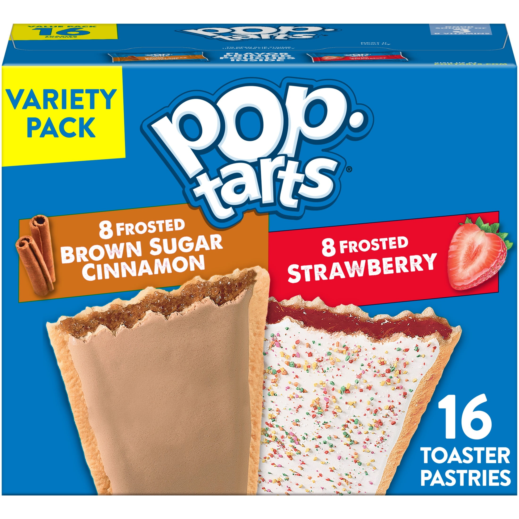 Pop-Tarts Variety Pack Toaster Pastries, Breakfast Foods, Shelf-Stable ...