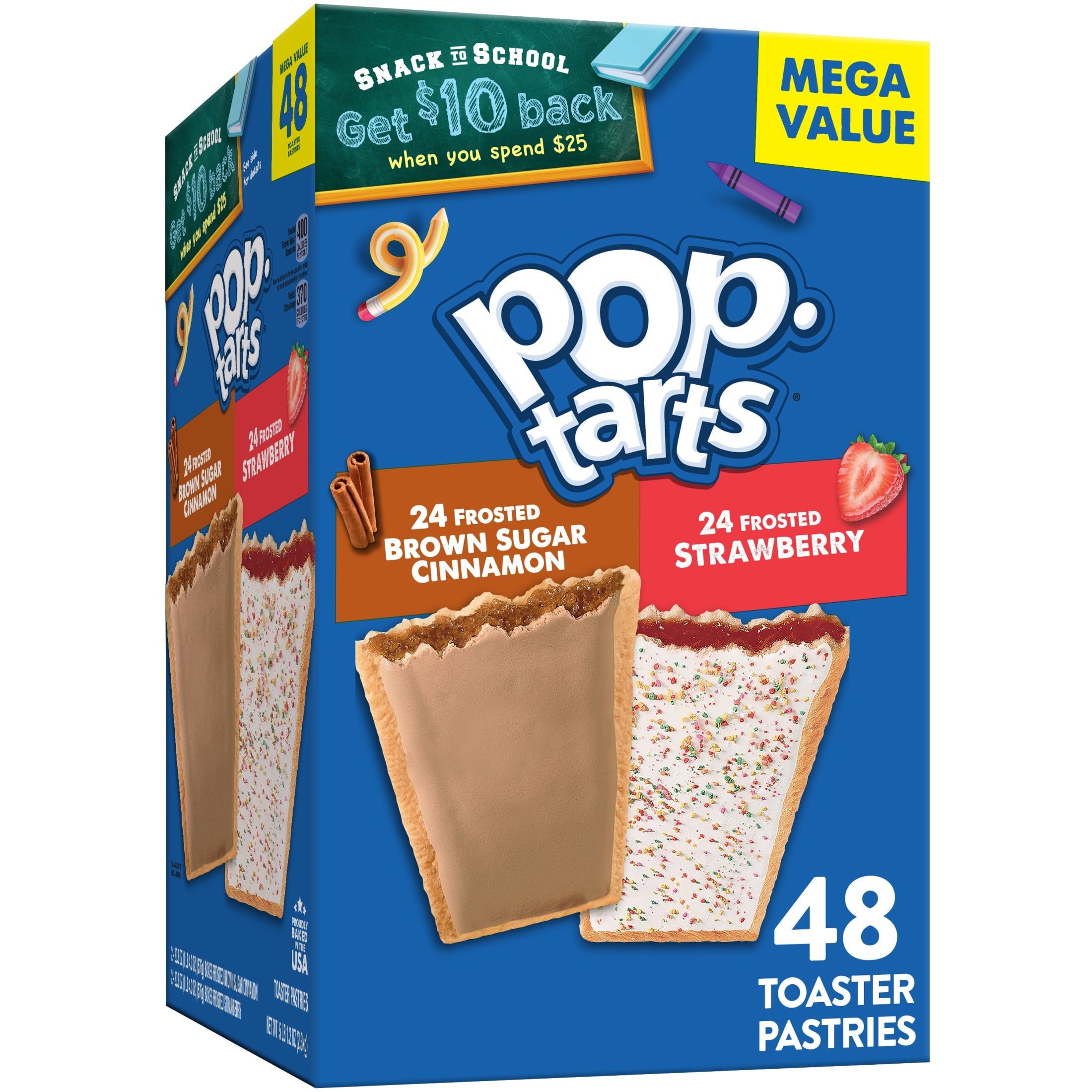 Pop-Tarts Variety Pack Toaster Pastries, Breakfast Foods, Shelf-Stable ...