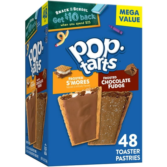 Pop Tarts Frosted Strawberry Assorted Variety Pack - Box of 48 ...