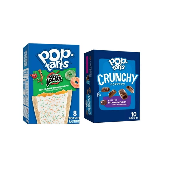 Pop-Tarts count Crunchy Poppers Frosted Brownie Crunch (10 oz) and 8 ...