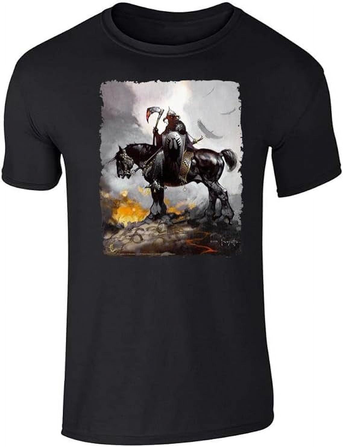 Pop Threads Death Dealer by Frank Frazetta Art Horror Graphic Tee T ...